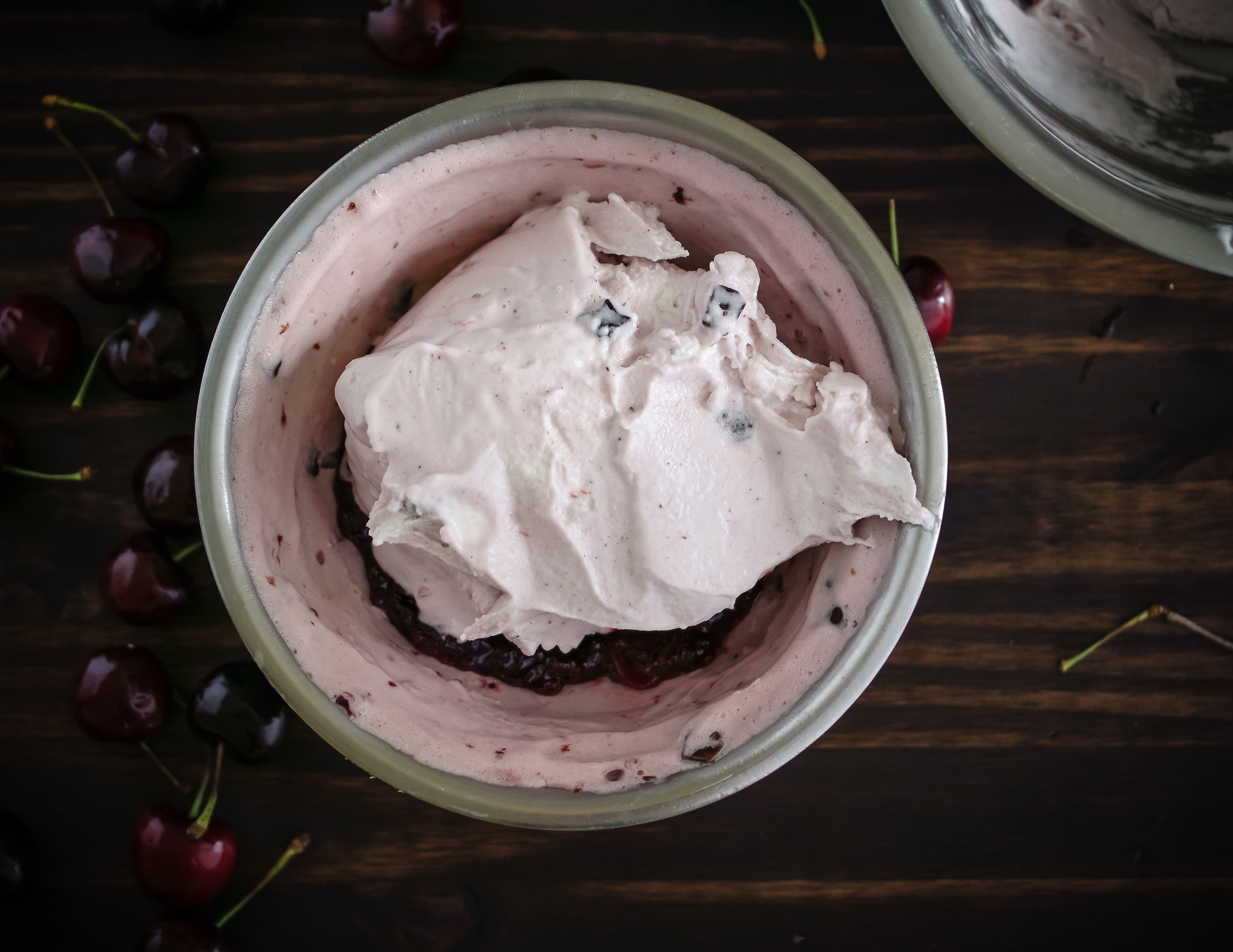 Dark Chocolate Cherry Ice Cream Cake Bomb Because Square Cakes Are ...