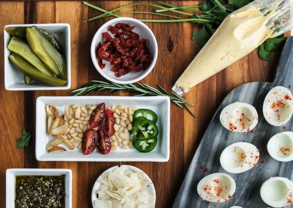 Decked Out Deviled Egg Bar! - Inspector Gorgeous
