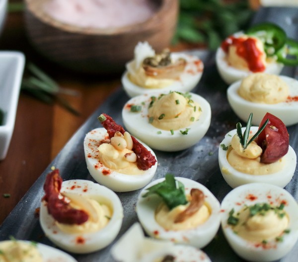 Decked Out Deviled Egg Bar! - Inspector Gorgeous