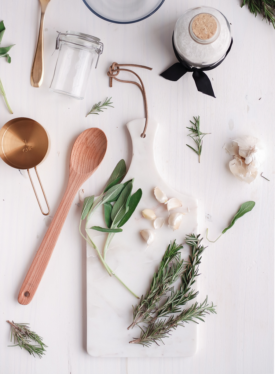 Garlic Rosemary & Sage Salt - Inspector Gorgeous