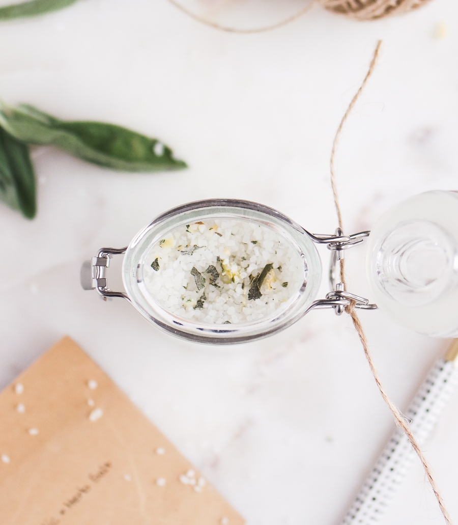 Garlic Rosemary & Sage Salt - Inspector Gorgeous