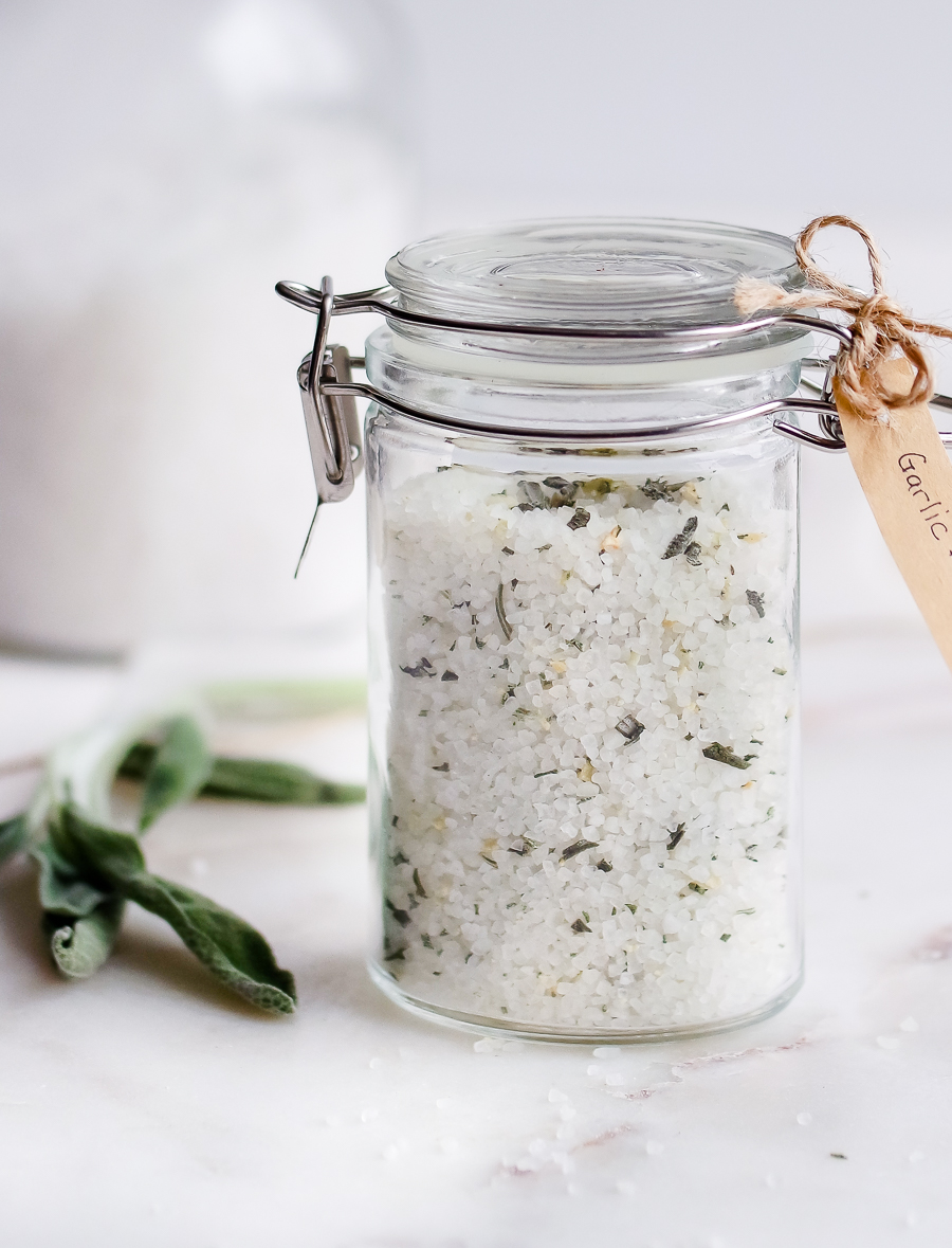 Garlic Rosemary & Sage Salt - Inspector Gorgeous