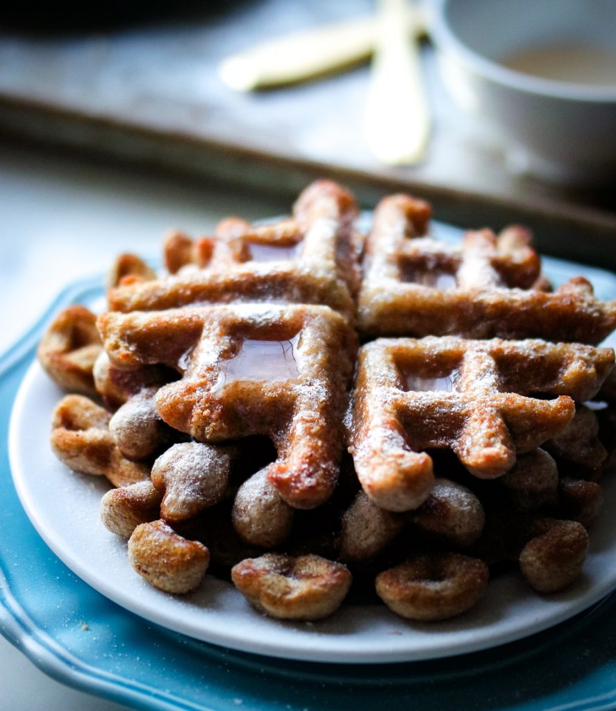 Crispy Almond Butter Waffles - Inspector Gorgeous