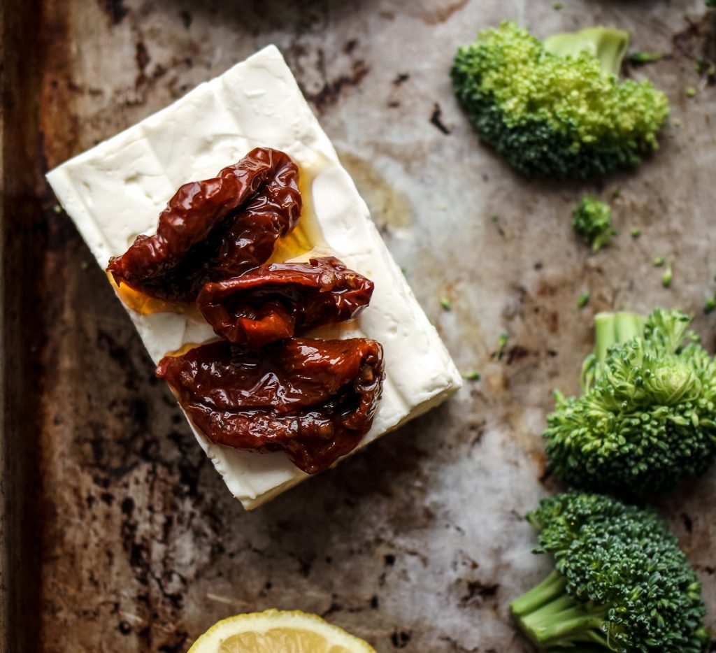Smothered Greek Roasted Broccoli - Inspector Gorgeous