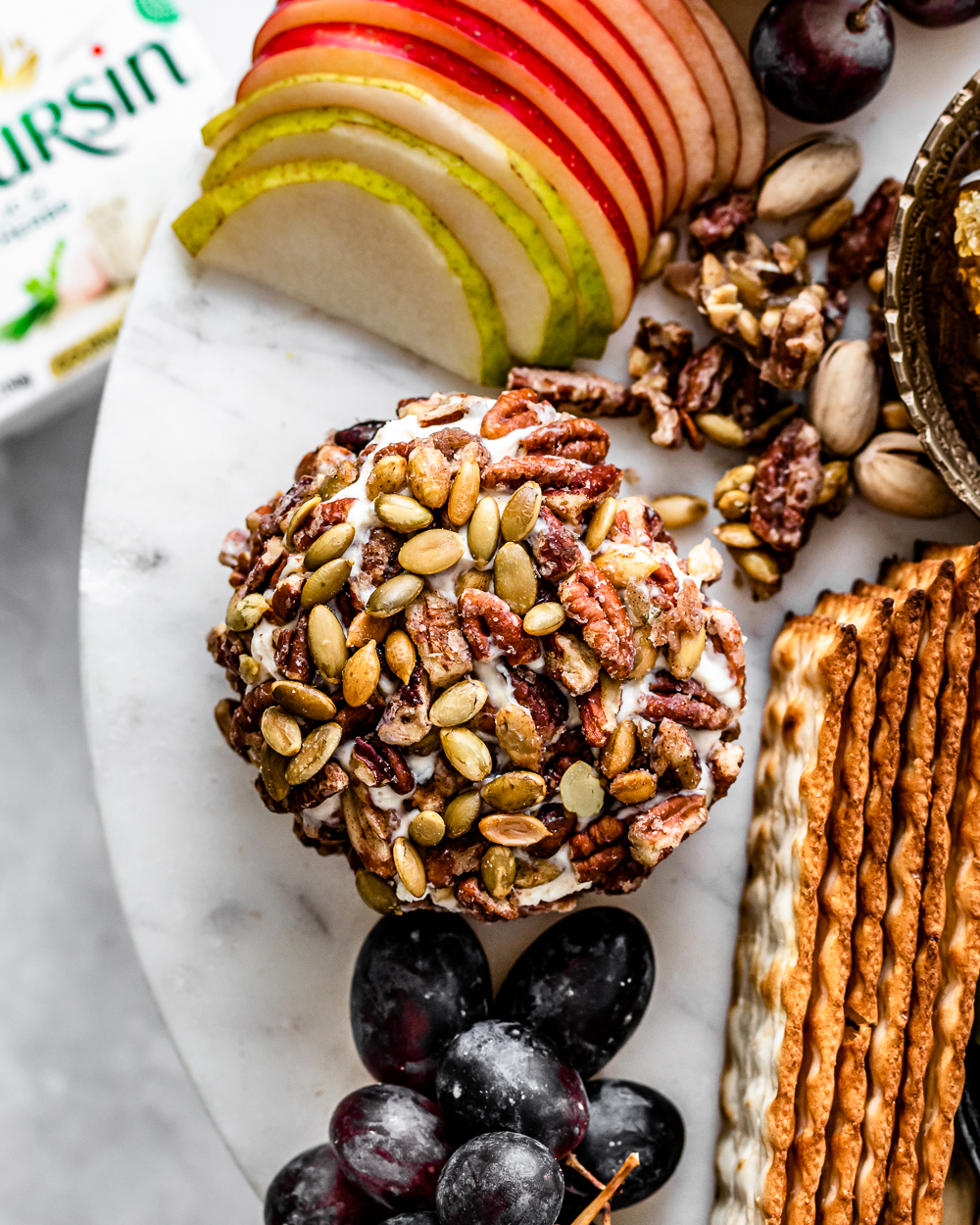Pecan Crusted Maple Bourbon Cheese PLUS A Sweet n' Savory Cheese Board ...