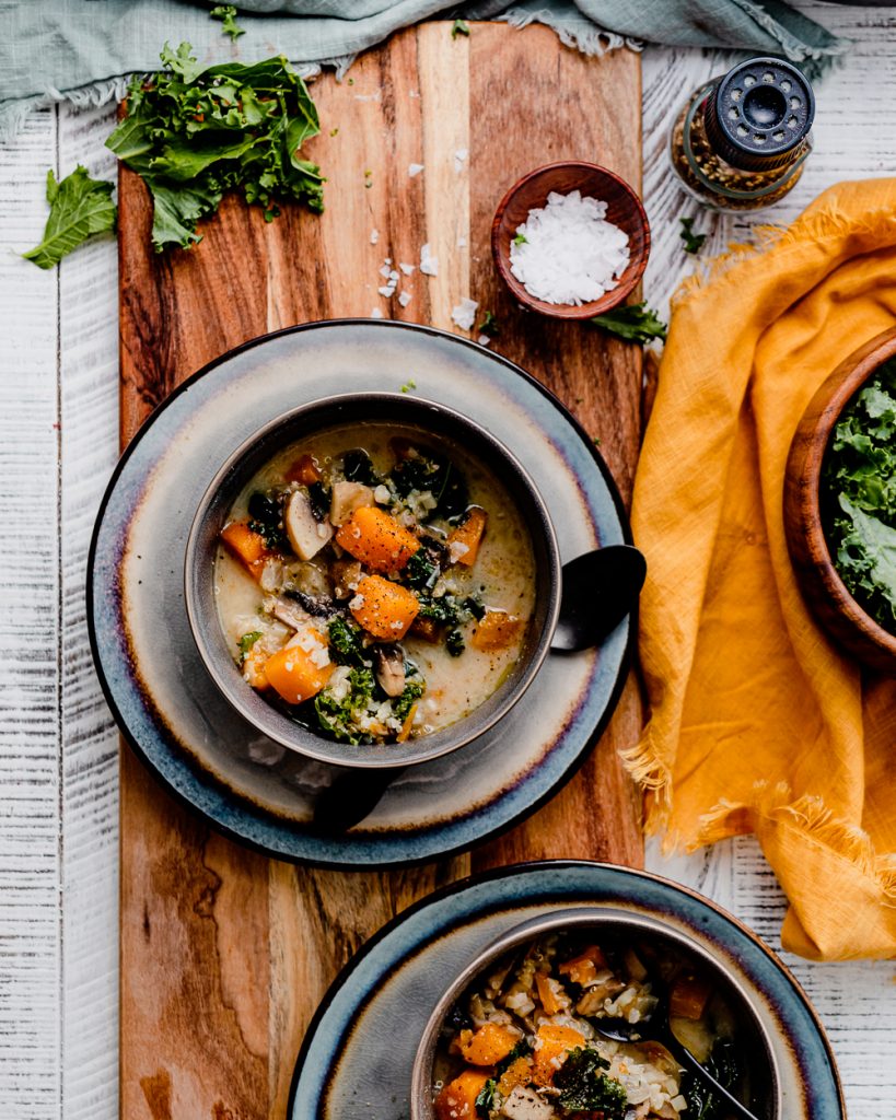 Glowing Harvest Vegetable Soup {GF, Vegetarian} - Inspector Gorgeous